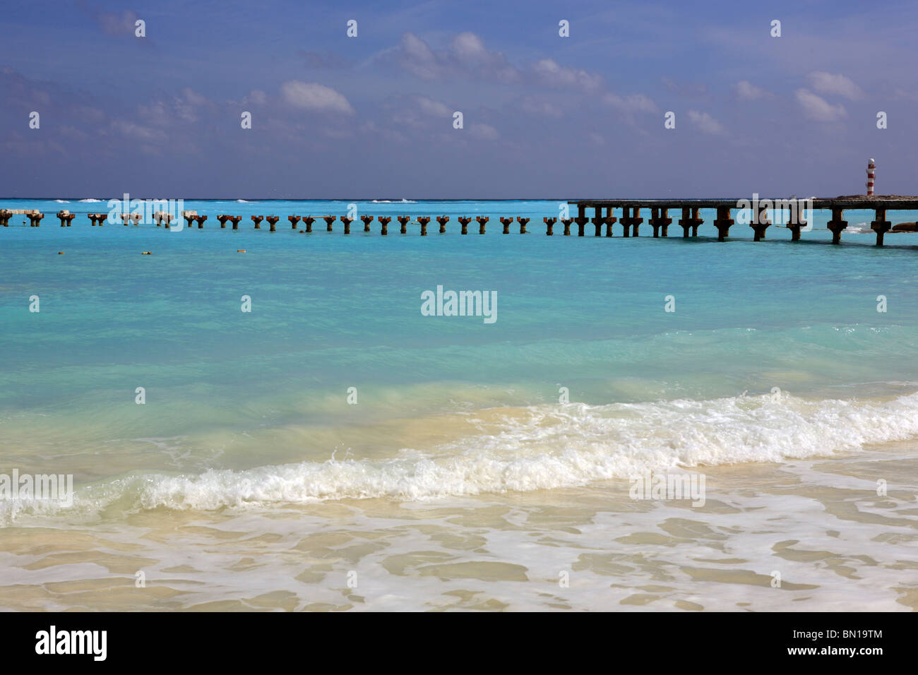 Sea beach, Cancun, Quintana Roo state, Mexico Stock Photo - Alamy