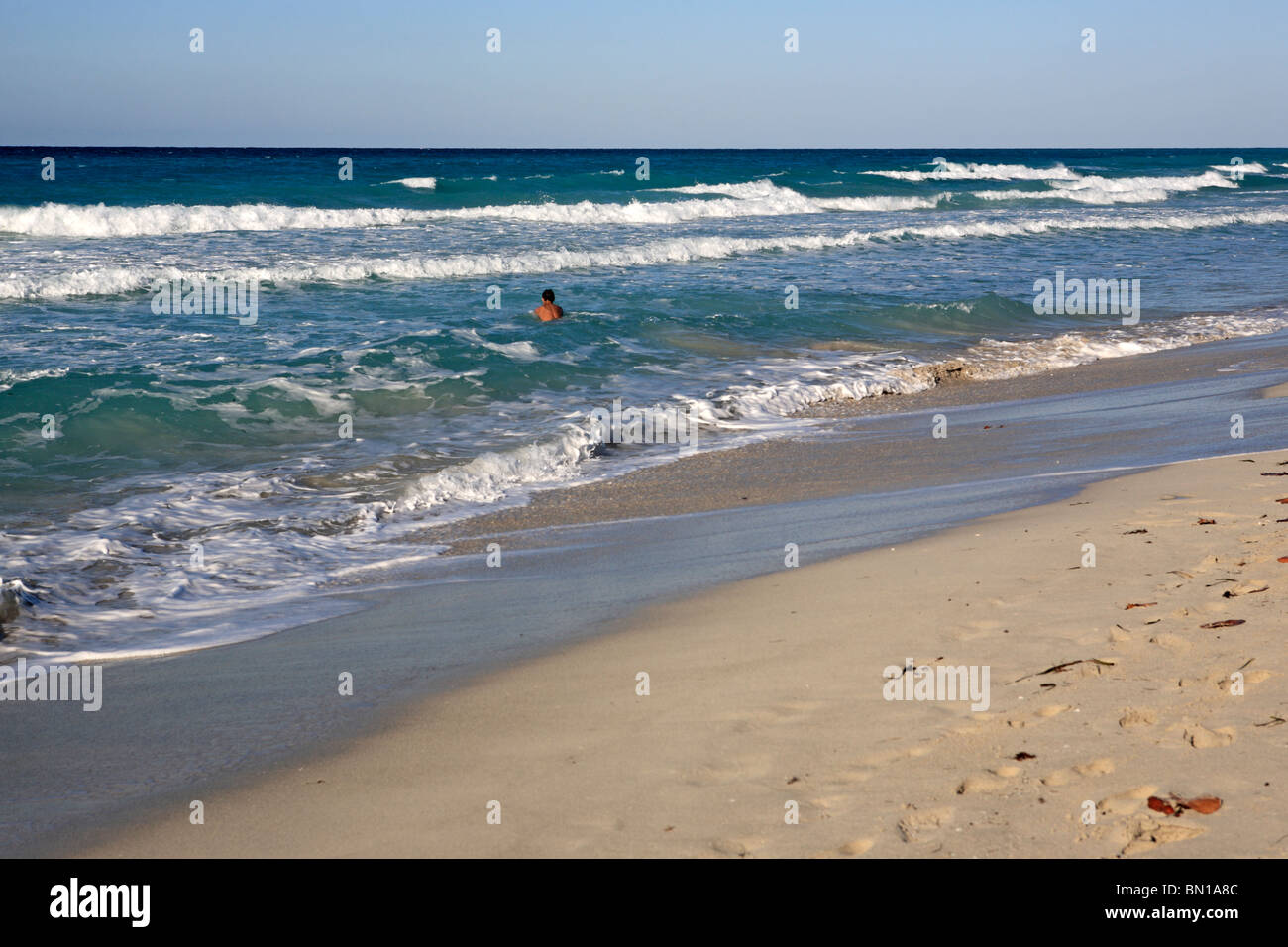 Sea beach, Varadero, province of Matanzas, Cuba Stock Photo - Alamy