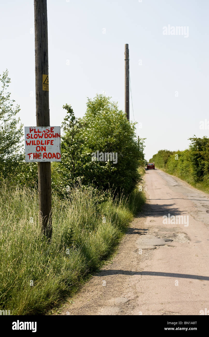 Sign pole warning request care hi-res stock photography and images - Alamy
