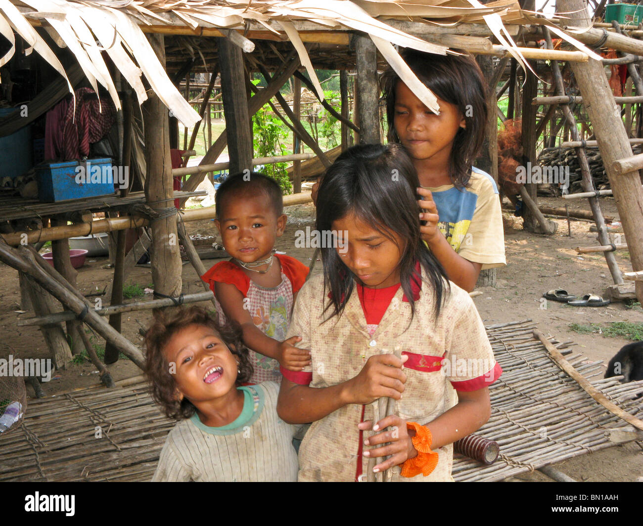 Poor Cambodian Children