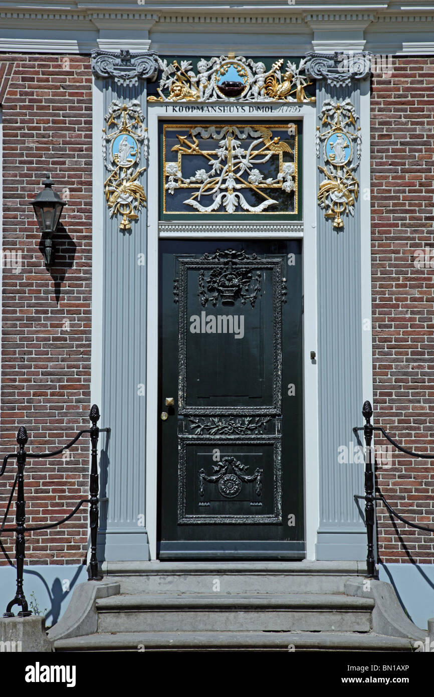 Koopmanshuys old Dutch merchant house at Zaanse Schans North Holland ...