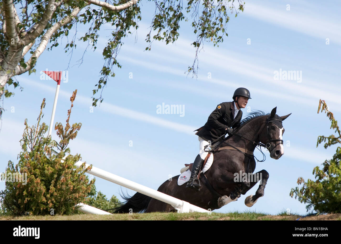 HICKSTEAD ENGLAND. 27-06-2010. The DFS Derby during the British Jump ...
