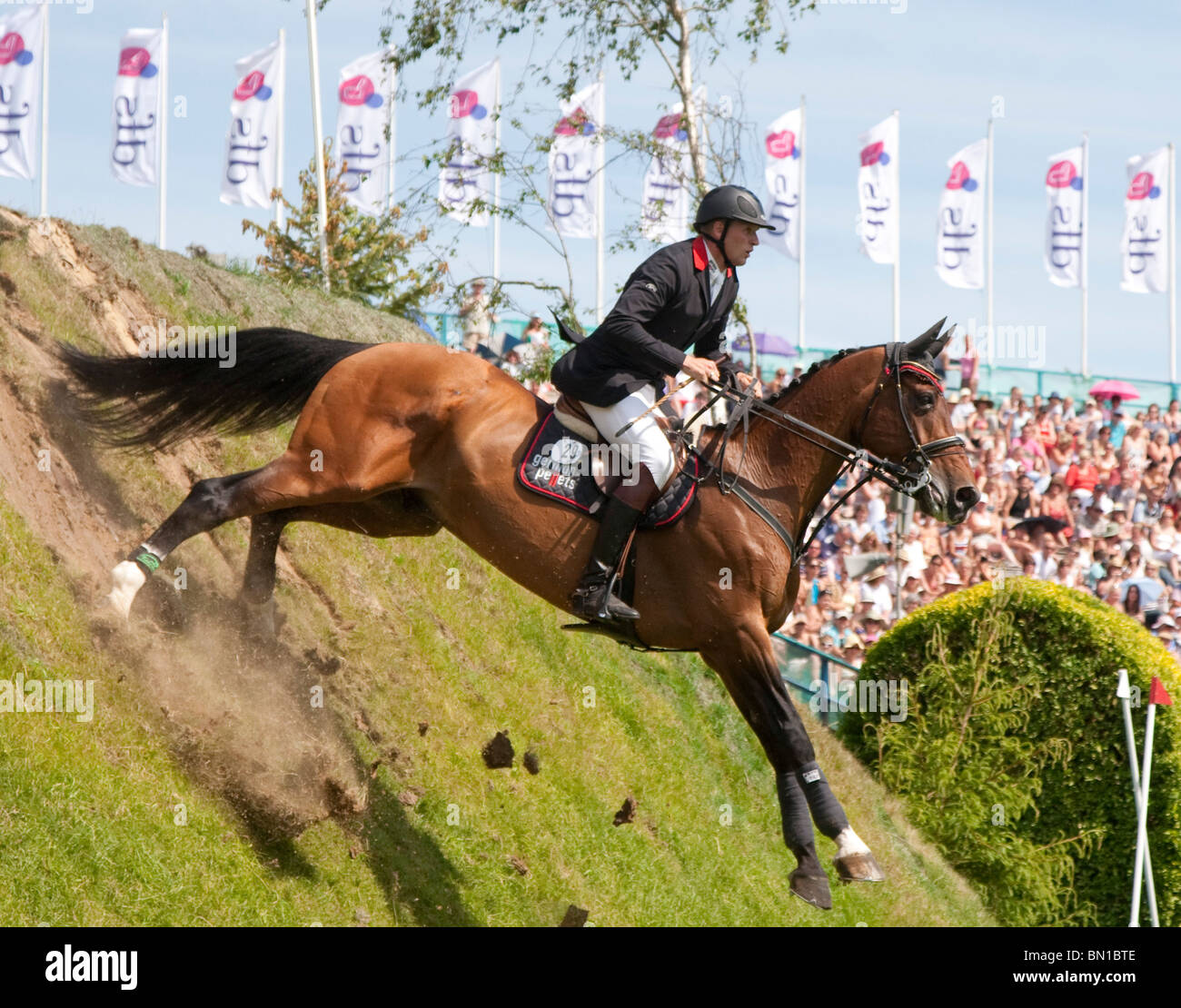 HICKSTEAD ENGLAND. 27-06-2010. The DFS Derby during the British Jump ...