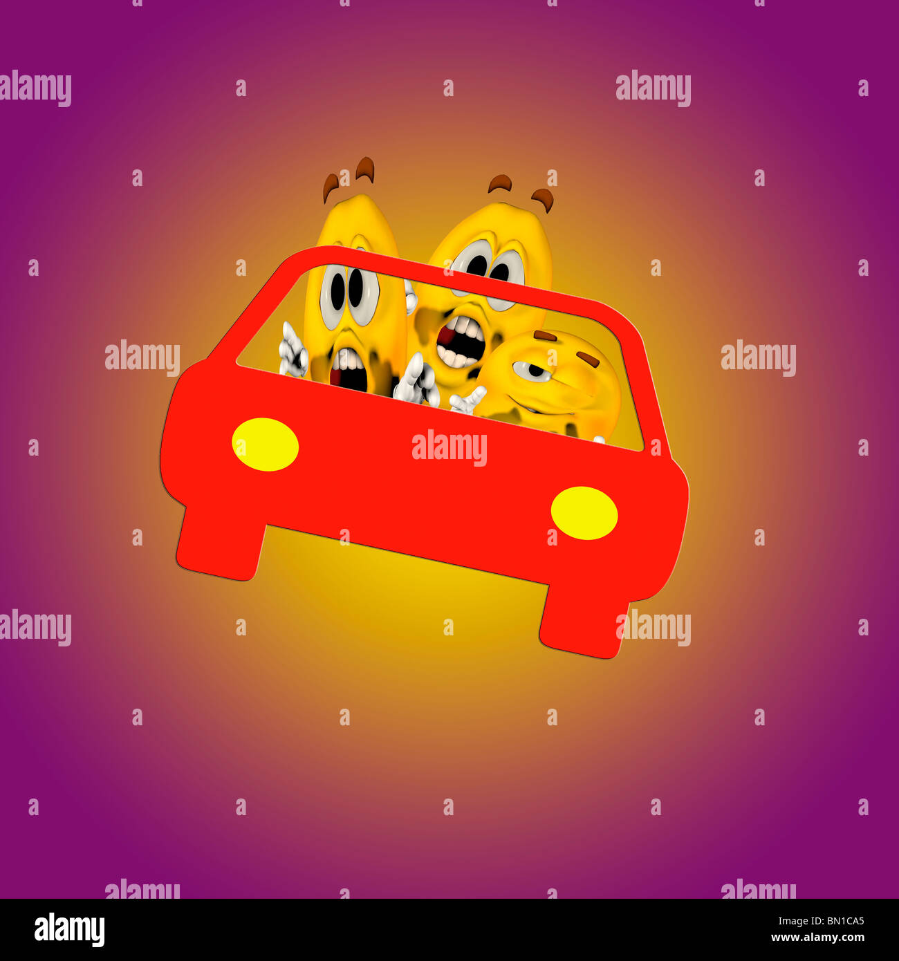 Emoticons, Graphic Illustration depicting dangerous drunken driver and ...