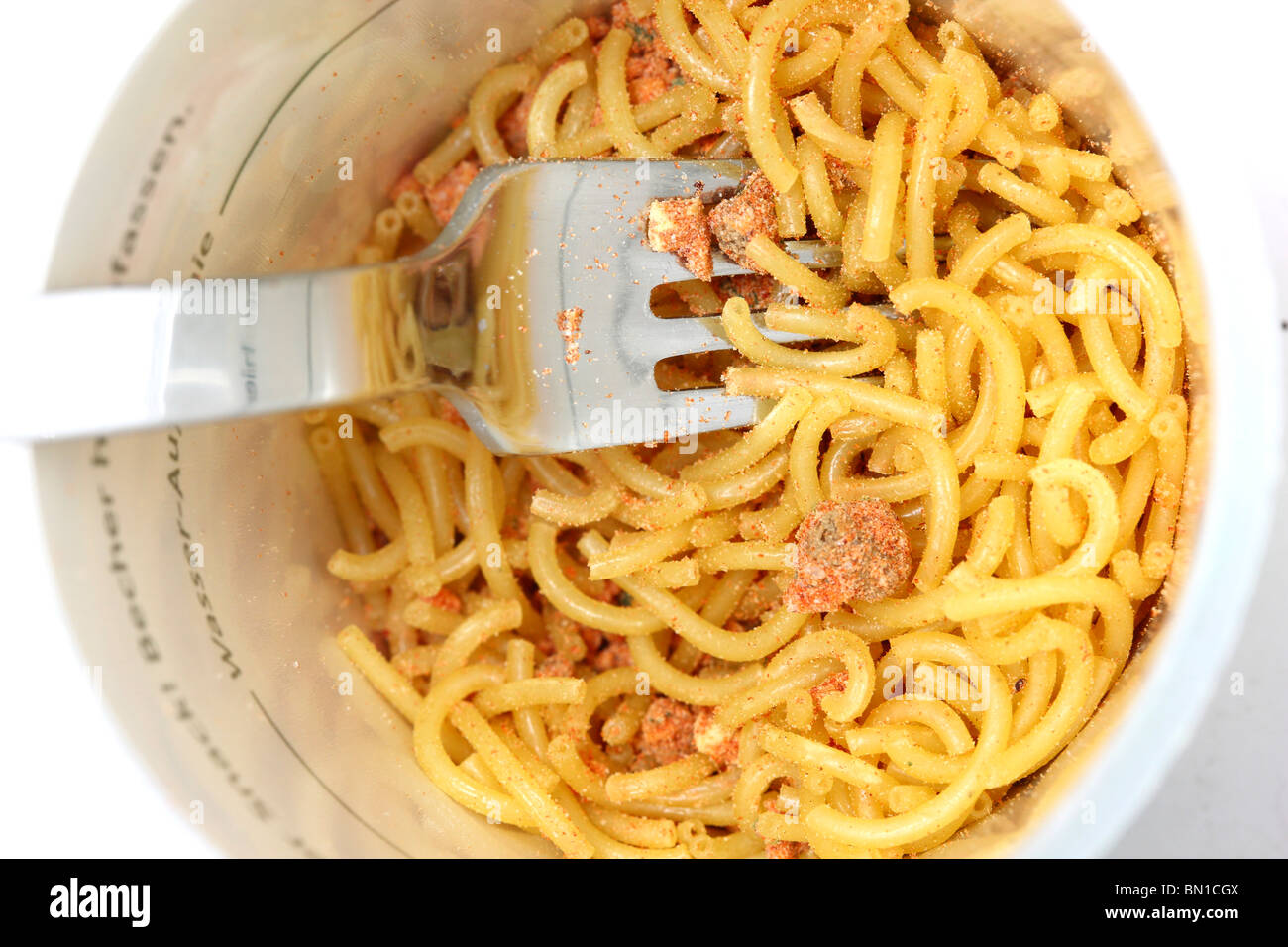 Instant soup, just ad hot water to finish the meal. Dried ingredients ...