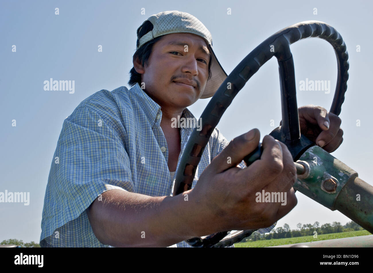 Mexican migrant worker, Florida, USA Stock Photo - Alamy