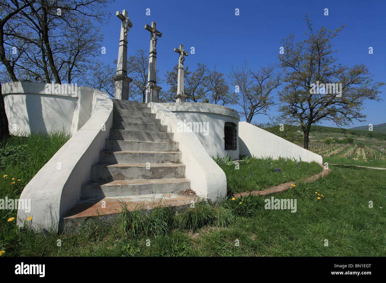 Calvary hill in Modra, Slovakia Stock Photo - Alamy