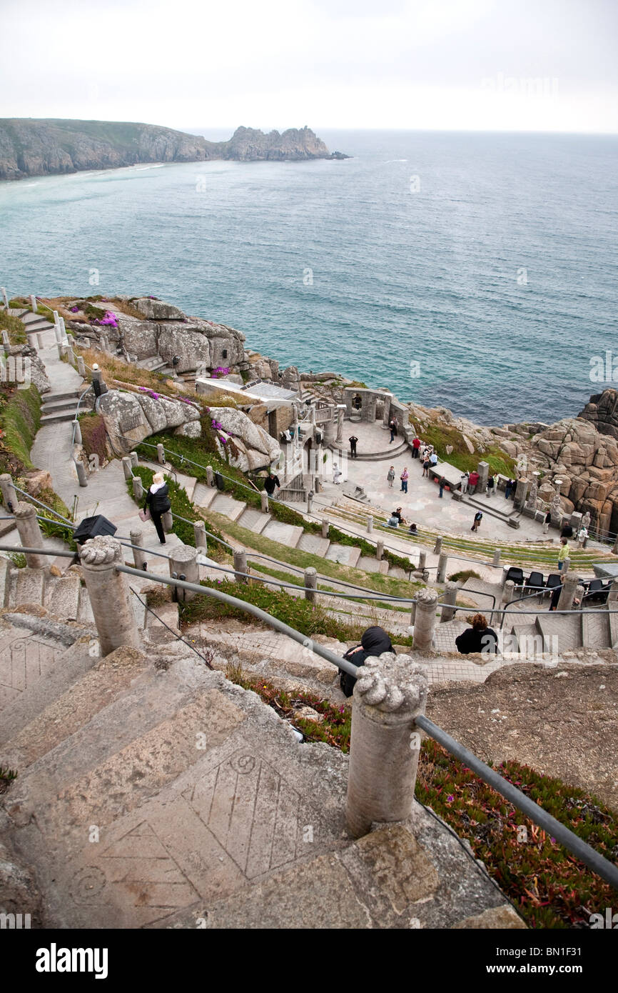 The Minack Theatre, Porthcurno, Cornwall, England, Great Britain Stock ...