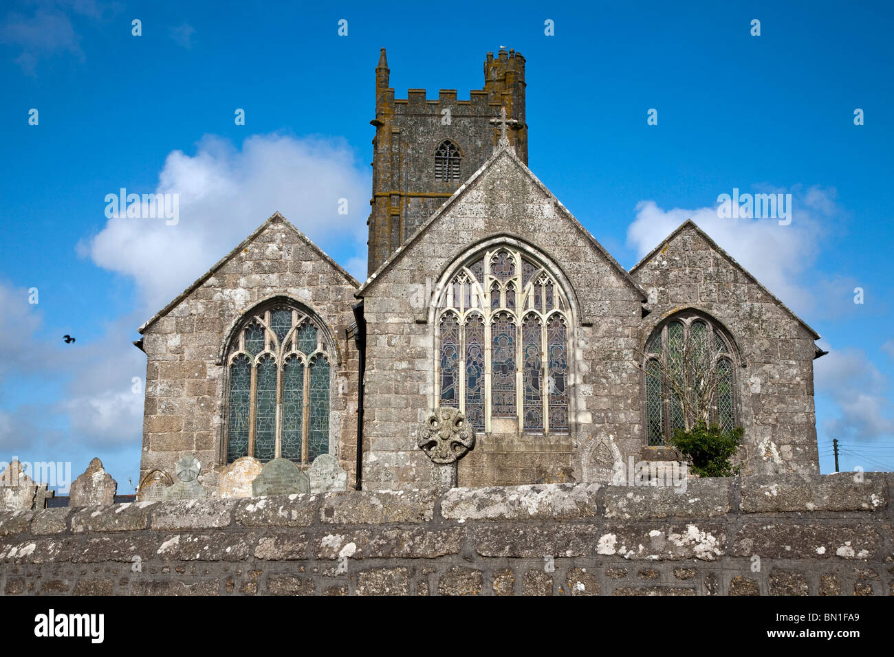 St.Buryan Church, St. Buryan, Cornwall, England, Great Britain Stock ...