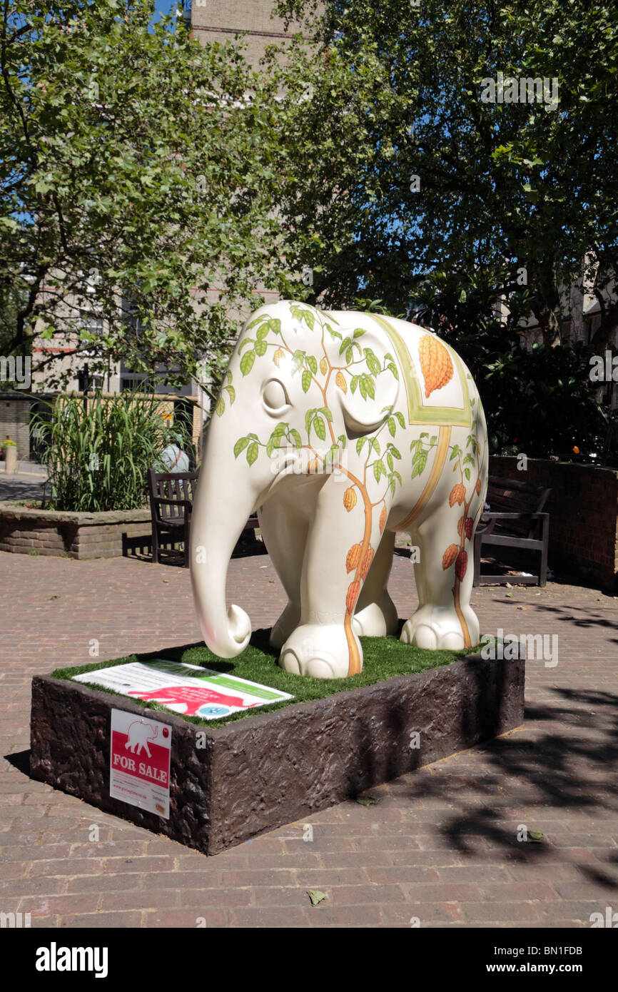 The "Cocoa the Elephant" charity elephant, part of Elephant Parade in ...