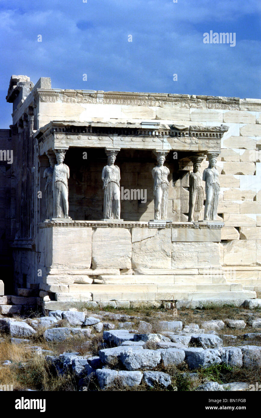 Caryatid, Parthenon, Athens, Greece, Europe Stock Photo - Alamy
