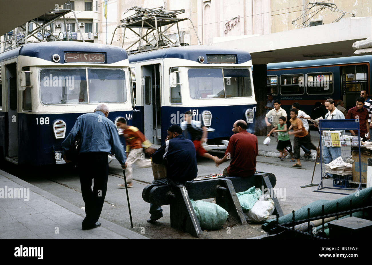 Alexandria tram egypt hi-res stock photography and images - Alamy