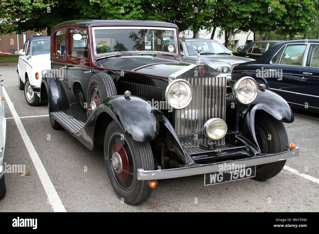 Vintage Rolls Royce Car Stock Photo - Alamy