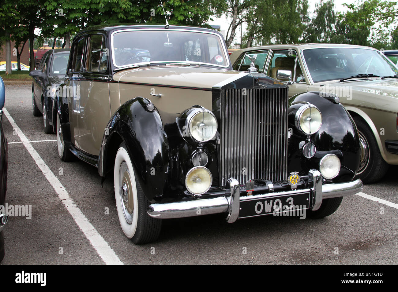 Vintage Rolls Royce Car Stock Photo - Alamy