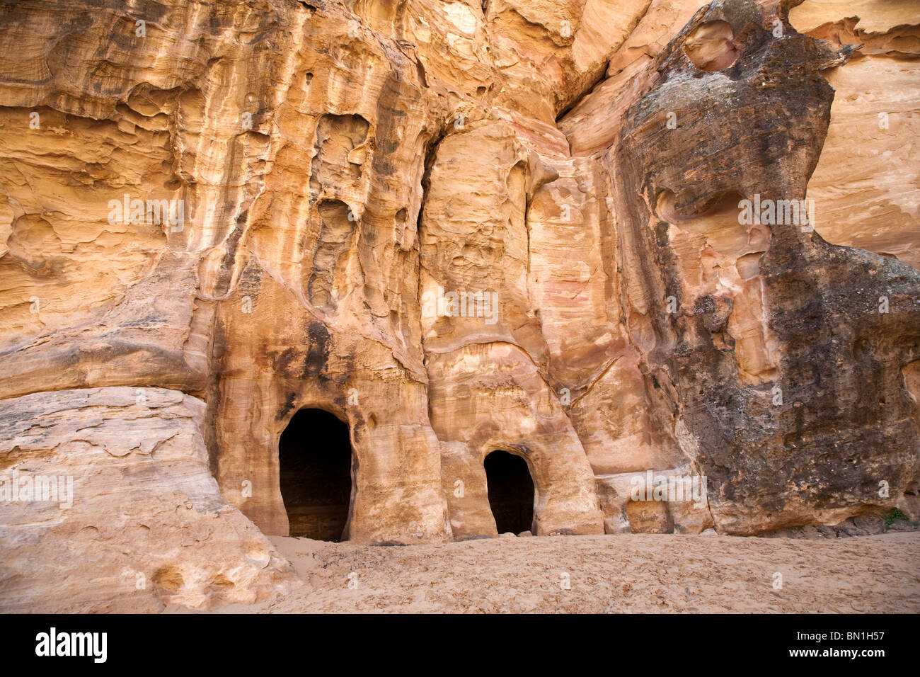 Middle East, Jordan, Little Petra, Beida, Al Beidha is a very important ...