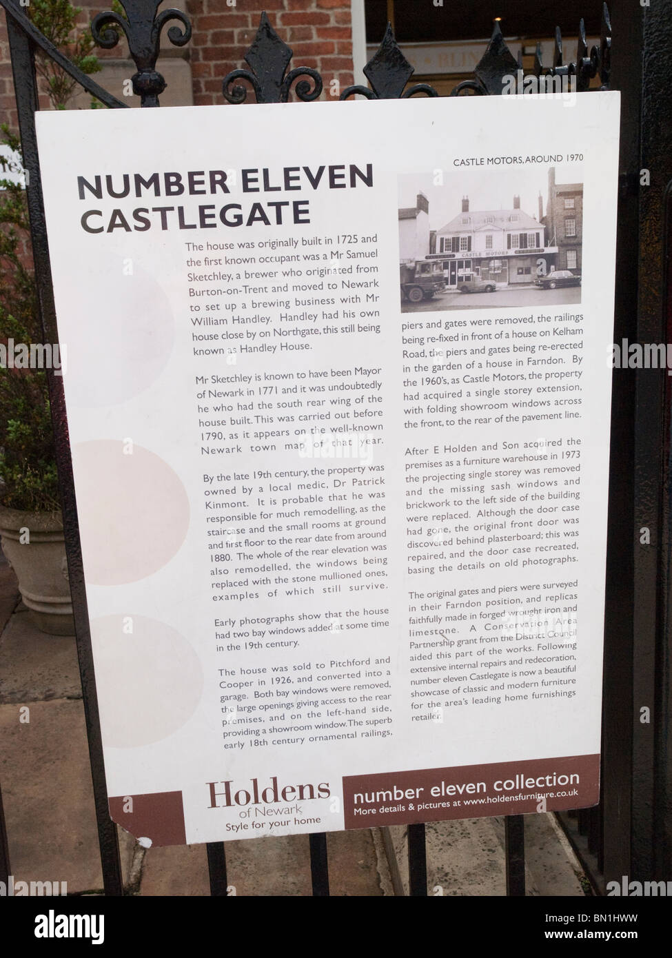 Number Eleven Castlegate in Newark on Trent, Nottinghamshire England UK ...