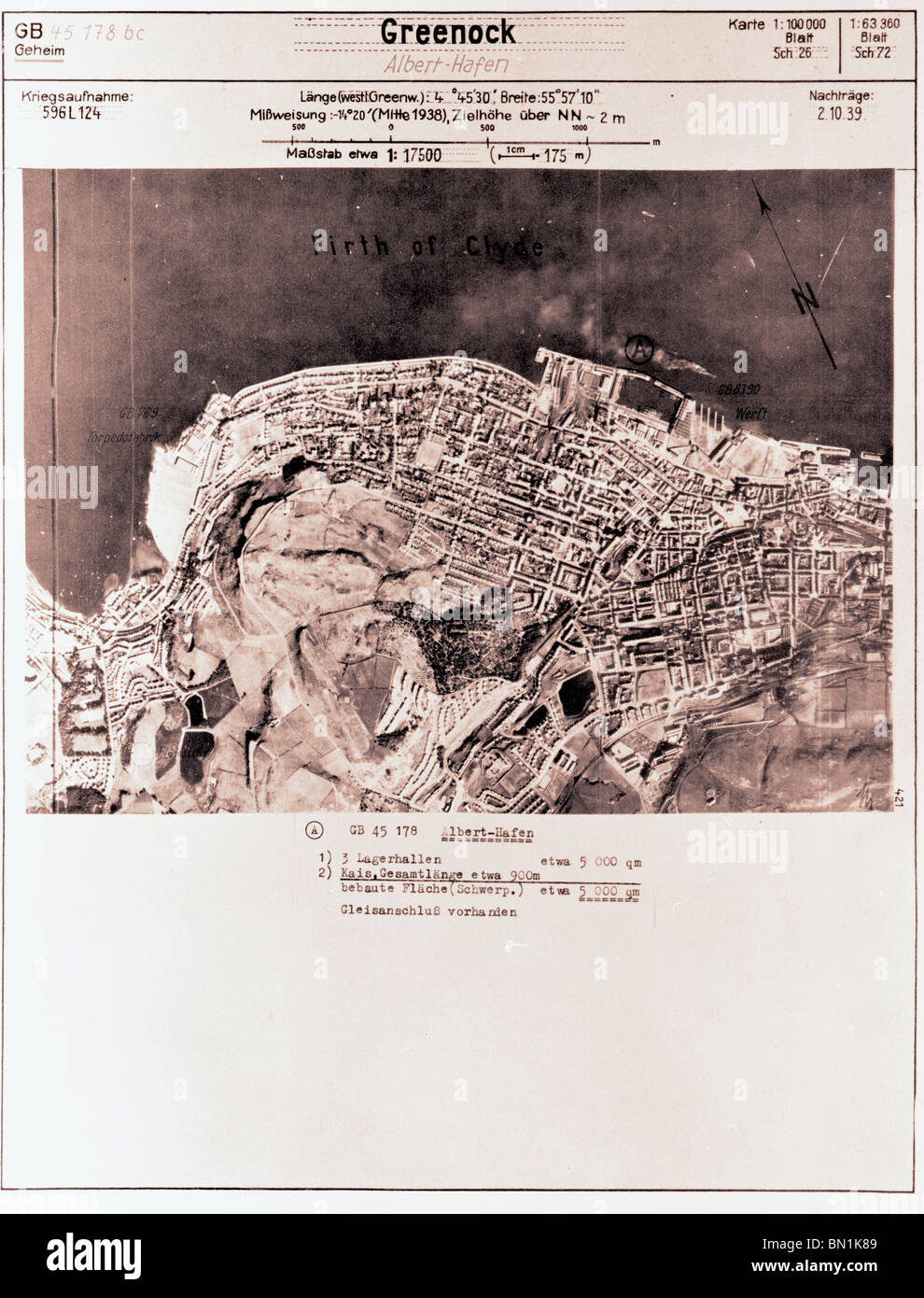 Greenock scotland ww2 hi-res stock photography and images - Alamy