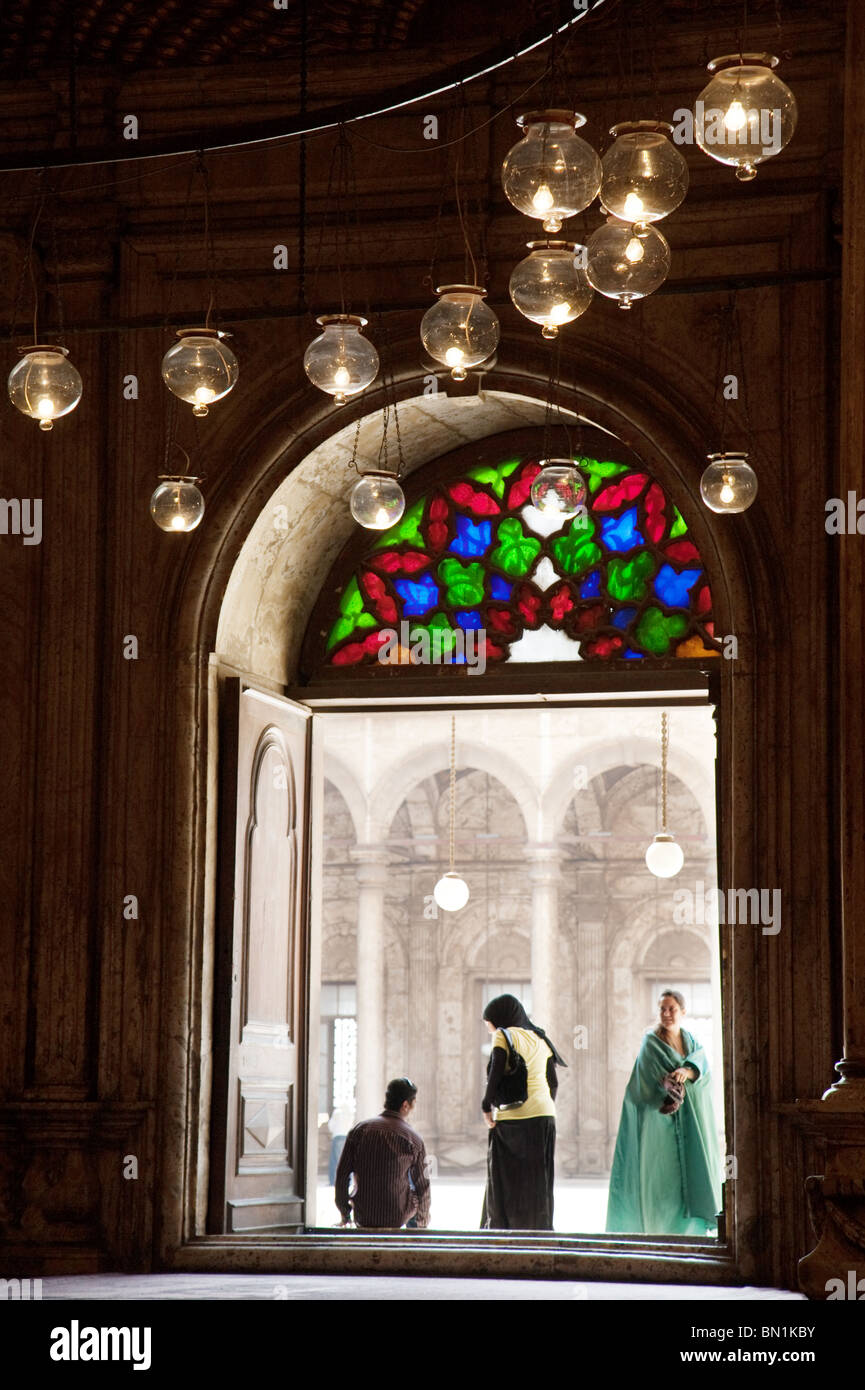A views from inside the Mosque of Muhammad Ali Pasha, The Citadel ...