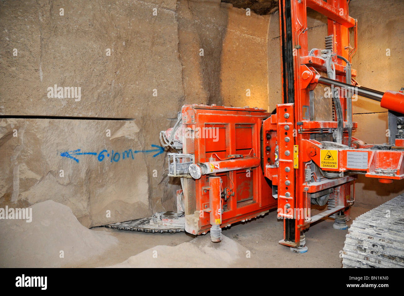 Stone quarry mine on Portland in Dorset, Britain, UK Stock Photo - Alamy