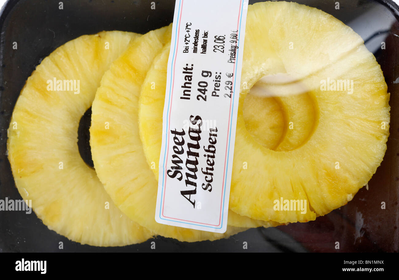 Packed, fresh fruits, from a cooler in a supermarket, for take away ...