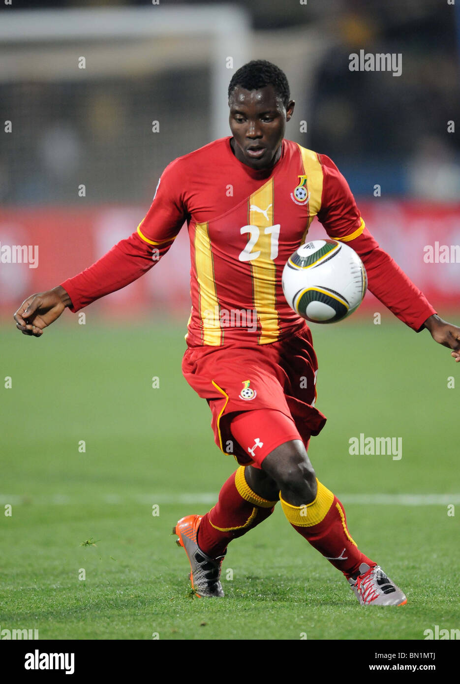 KWADWO ASAMOAH GHANA ROYAL BAFOKENG STADIUM RUSTENBURG SOUTH AFRICA 26 ...