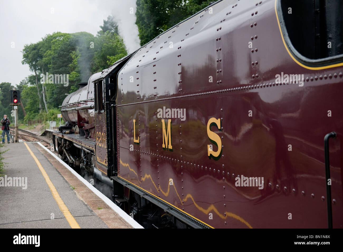 Steam locomotive Princess Elizabeth at Ascot-1 Stock Photo - Alamy