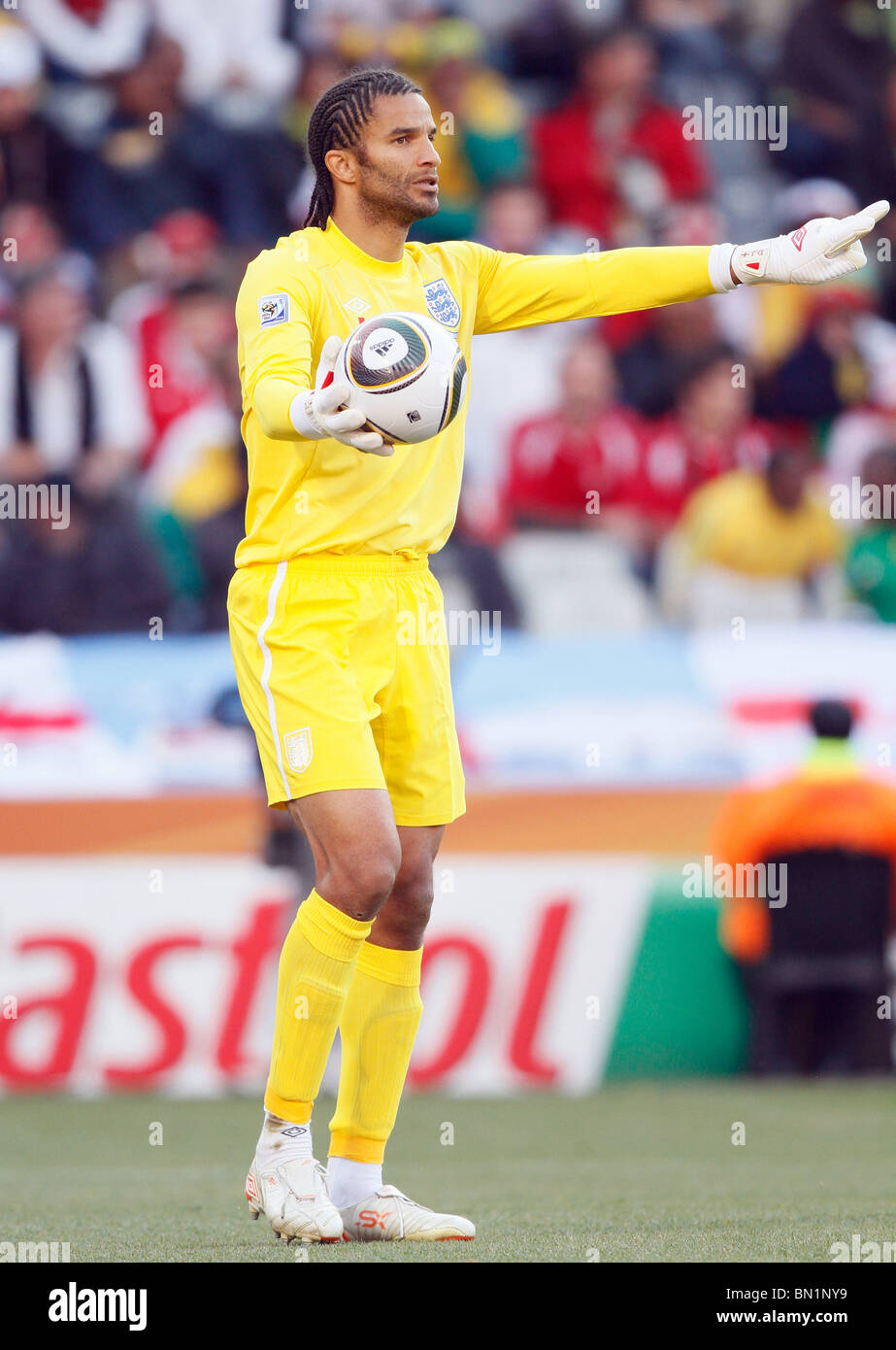 DAVID JAMES GERMANY V ENGLAND FREE STATE STADIUM BLOEMFONTEIN SOUTH ...
