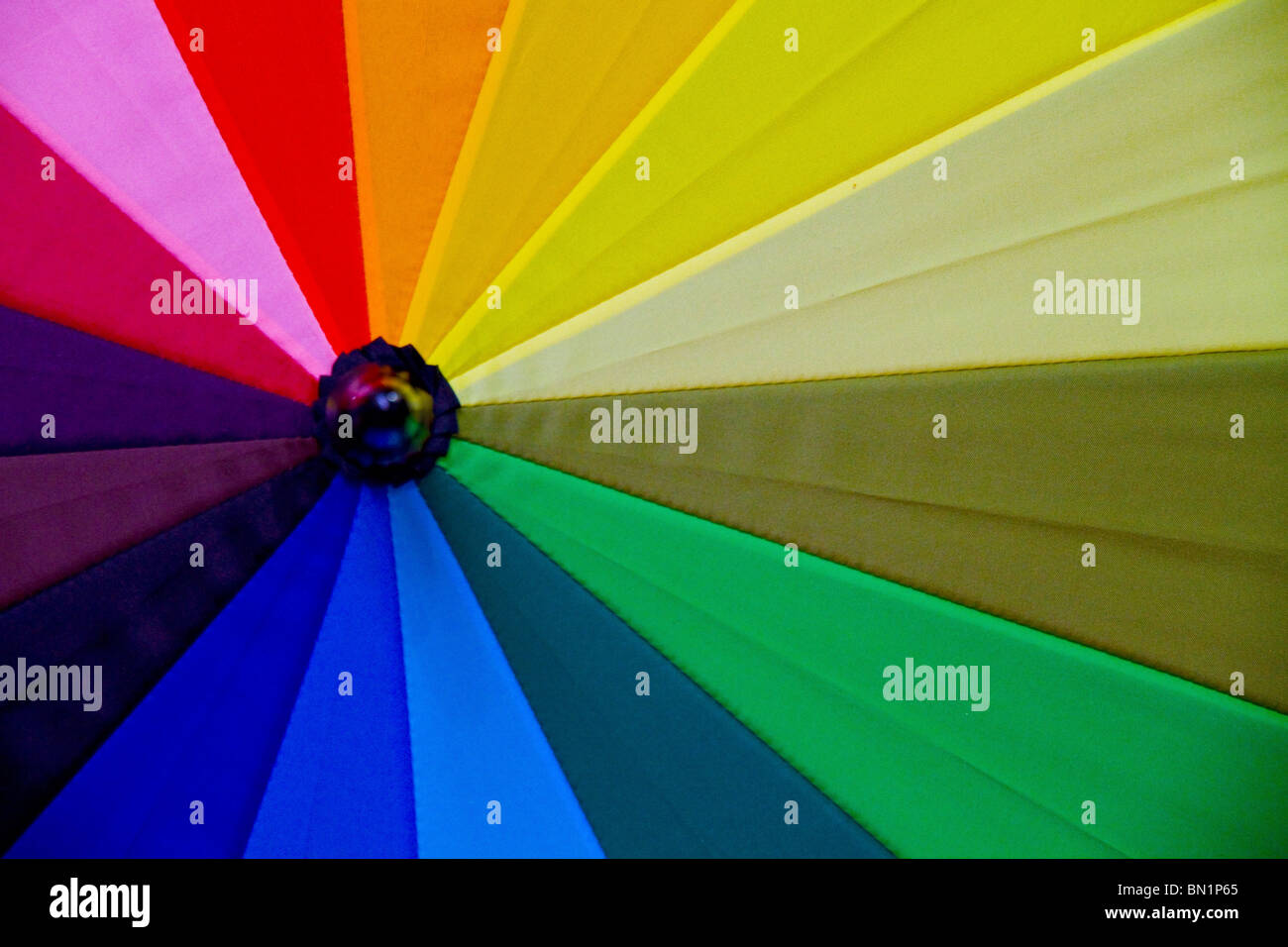 Closeup of a colorful umbrella Stock Photo - Alamy