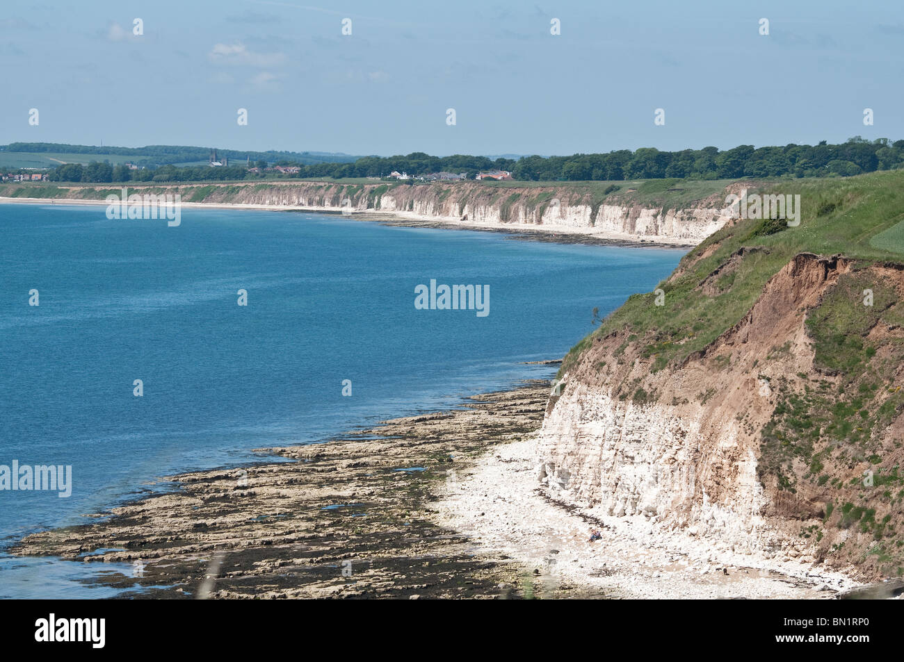 East Yorkshire coast from South Landing, Flamborough to Sewerby Stock ...