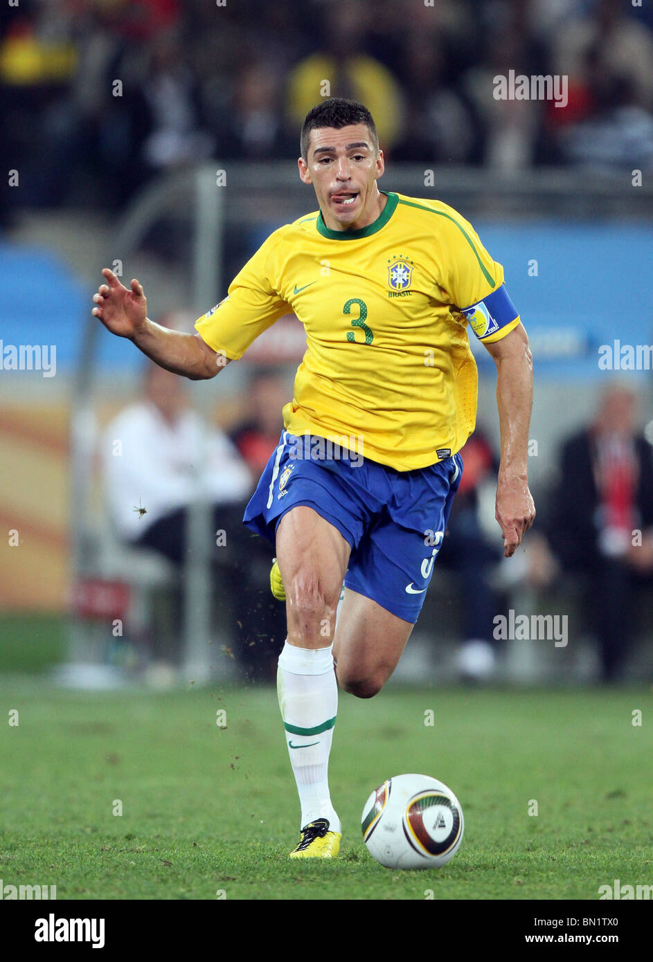 LUCIO PORTUGAL V BRAZIL DURBAN STADIUM DURBAN SOUTH AFRICA 25 June 2010 ...