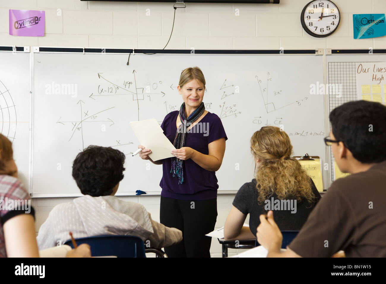 Maths Teacher School High Resolution Stock Photography and Images - Alamy