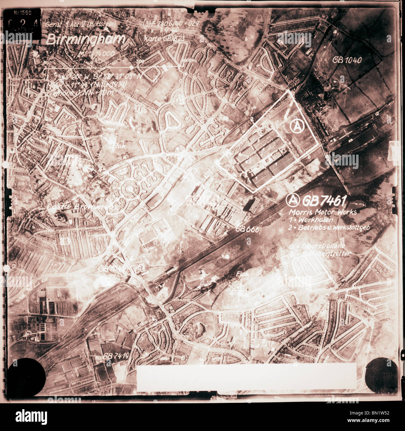 Birmingham - Castle Bromwich. 3rd September 1940 Morris Motor Works ...