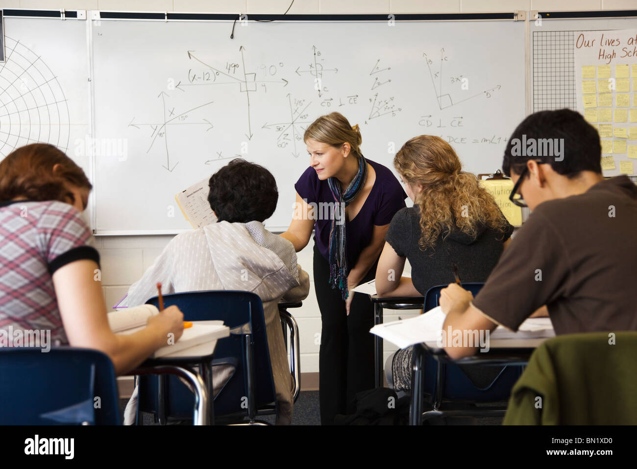 Maths equation in eye hi-res stock photography and images - Alamy