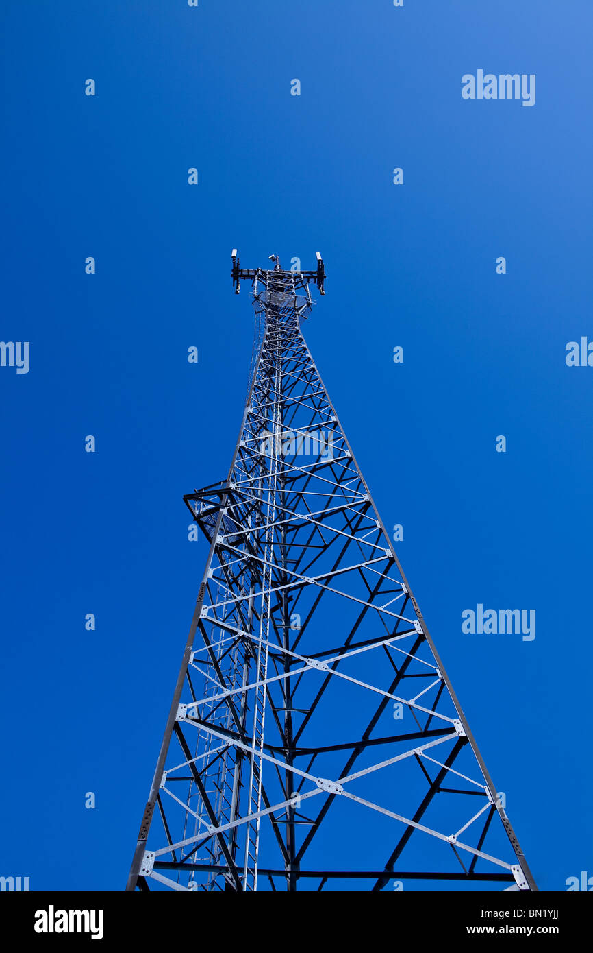 GSM cellsite antenna array for the cellular telephone system on a tower ...
