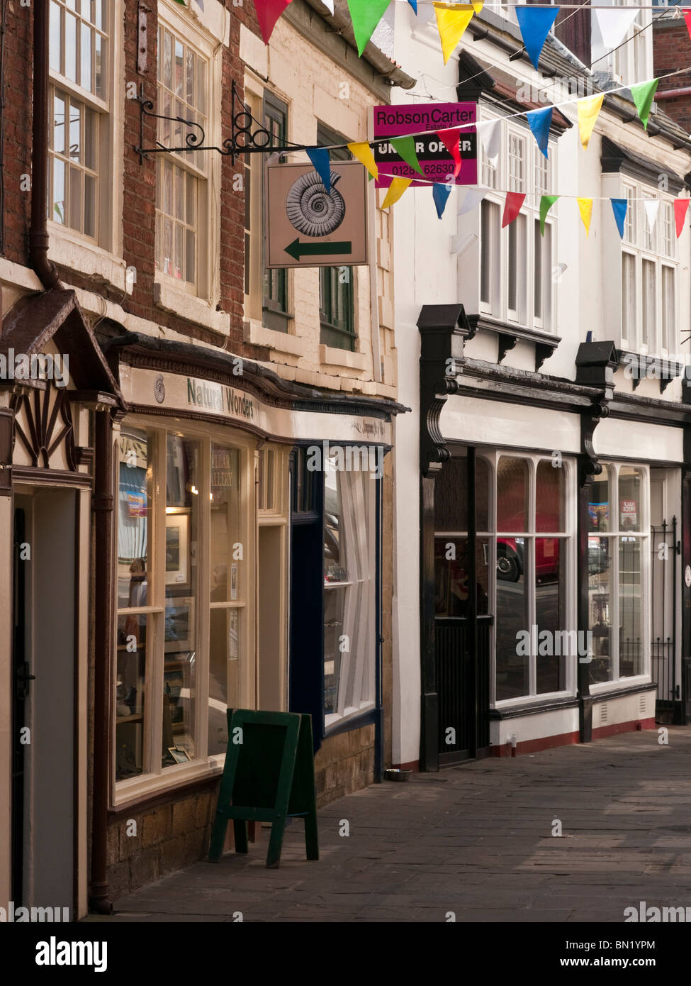 Grape Lane, Whitby Old Town, Yorkshire Stock Photo - Alamy