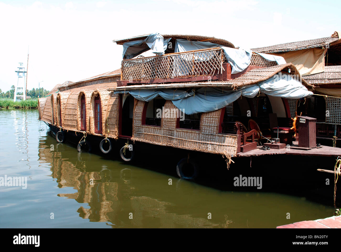 house boat in kerala backwater; india Stock Photo - Alamy