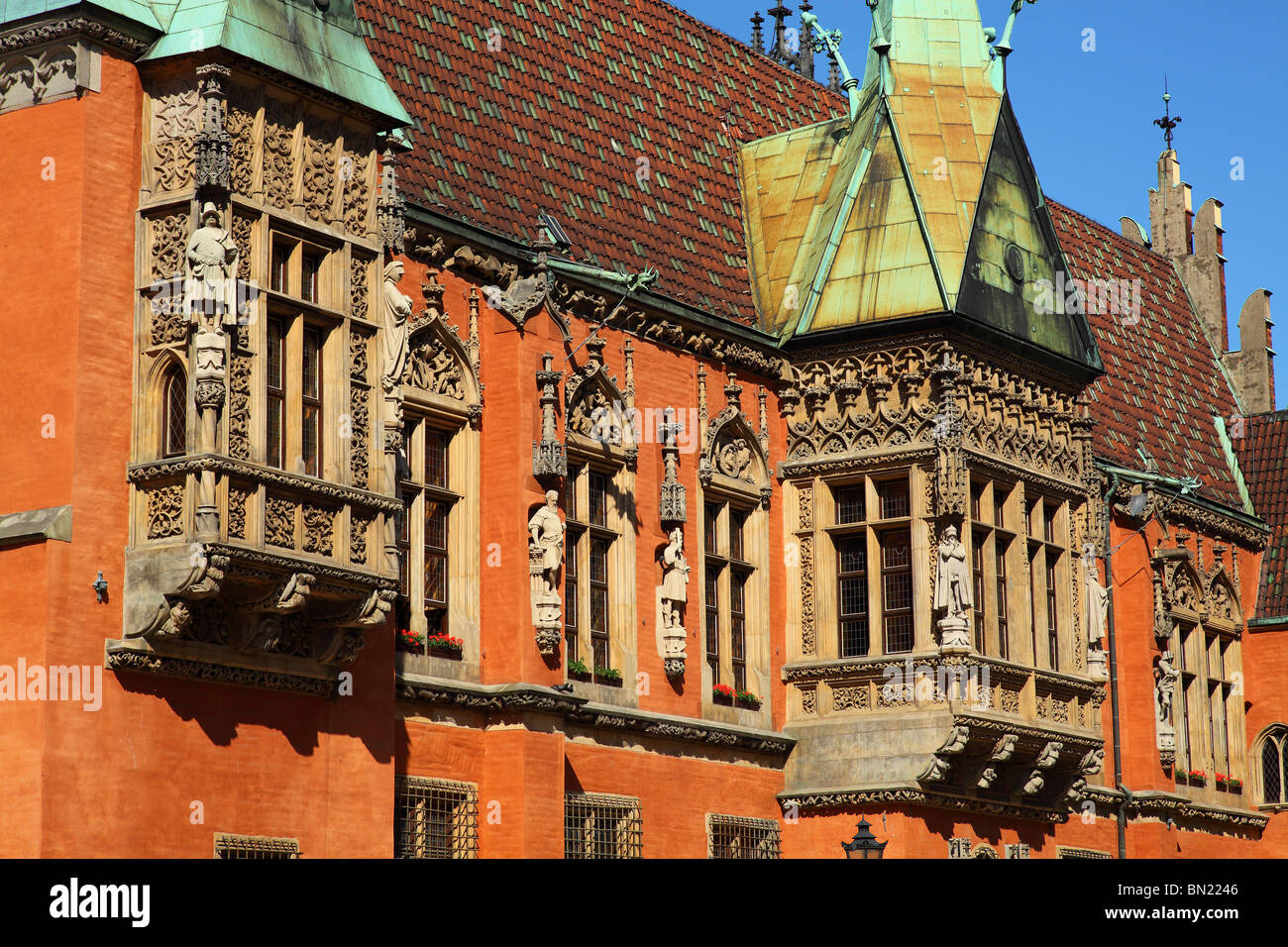 Wroclaw Old gothic Town Hall Poland Stock Photo - Alamy