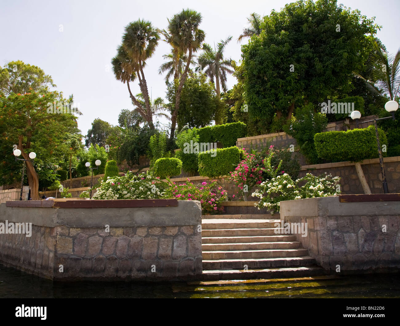 Aswan Botanical Gardens Stock Photo - Alamy