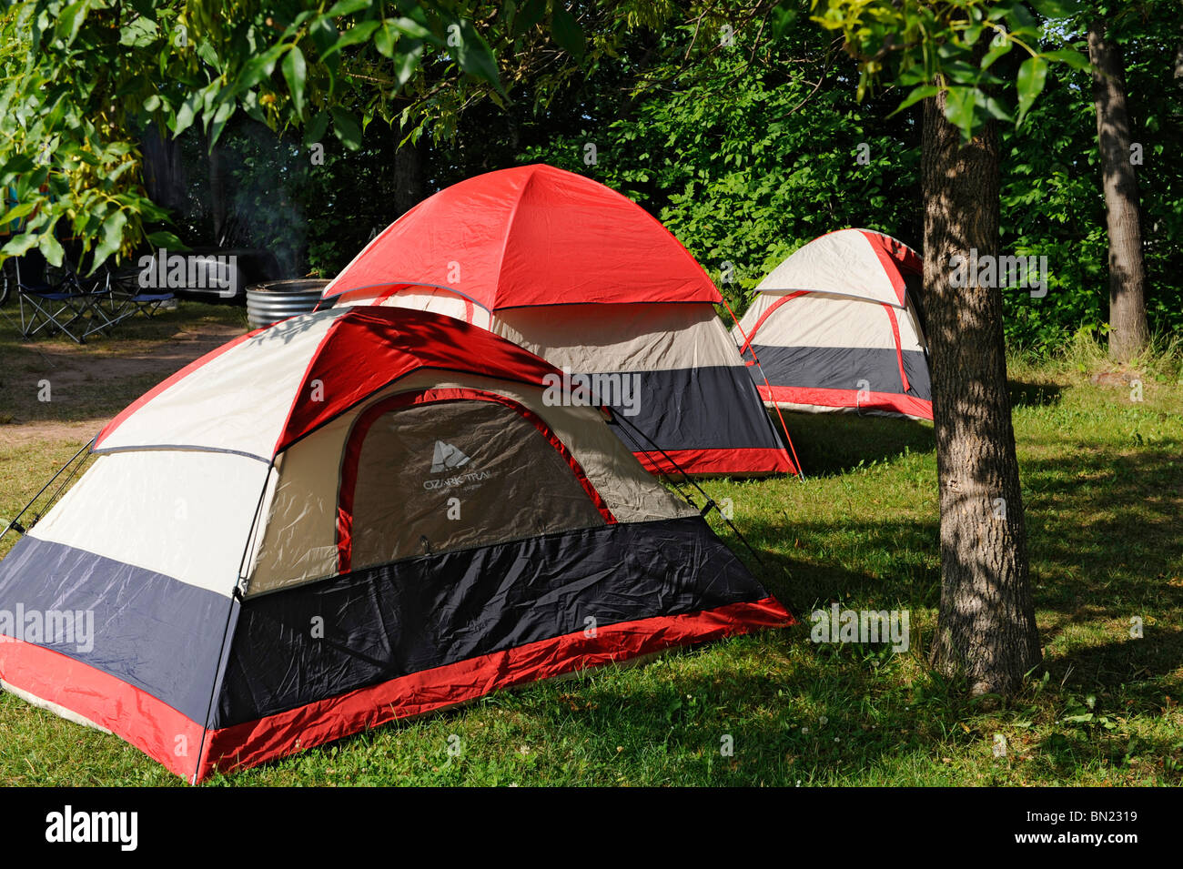 Camping at Porcupine Mountains Wilderness State Park Upper Peninsula ...