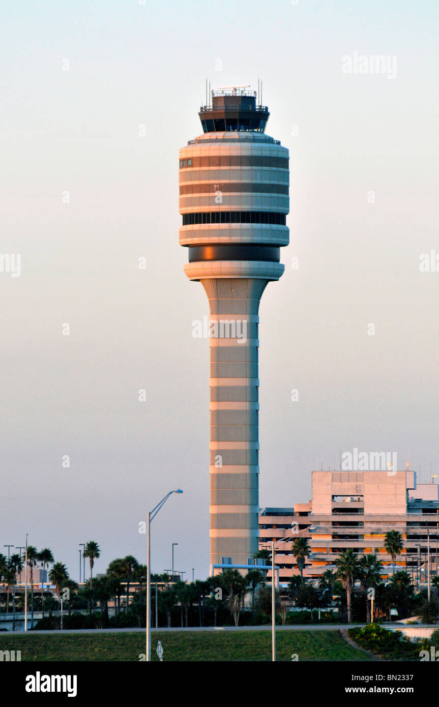 Air traffic control tower at Orlando Florida Stock Photo - Alamy