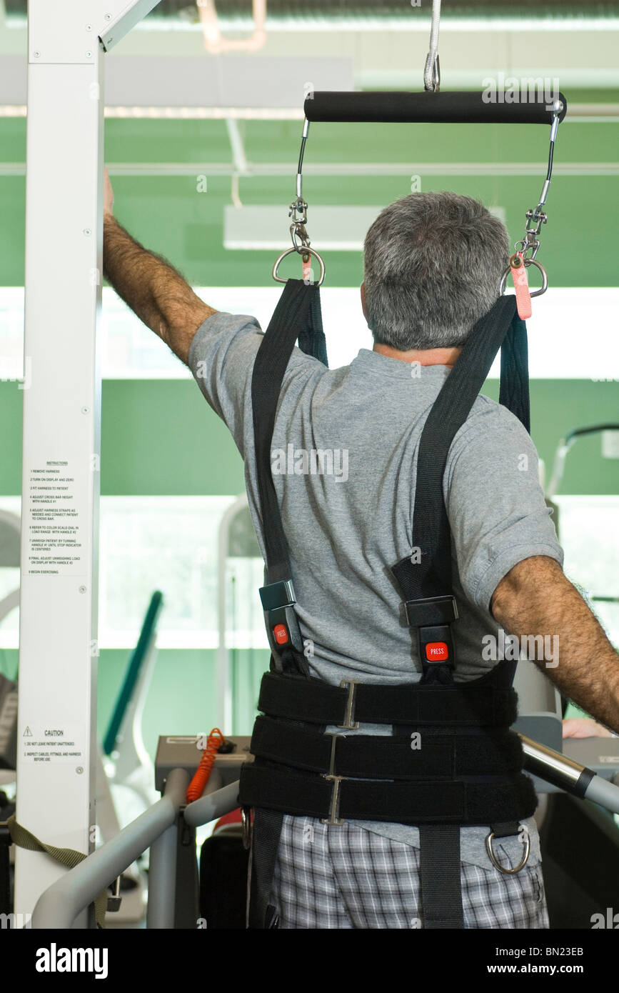 Supporting body on hands hi-res stock photography and images - Alamy