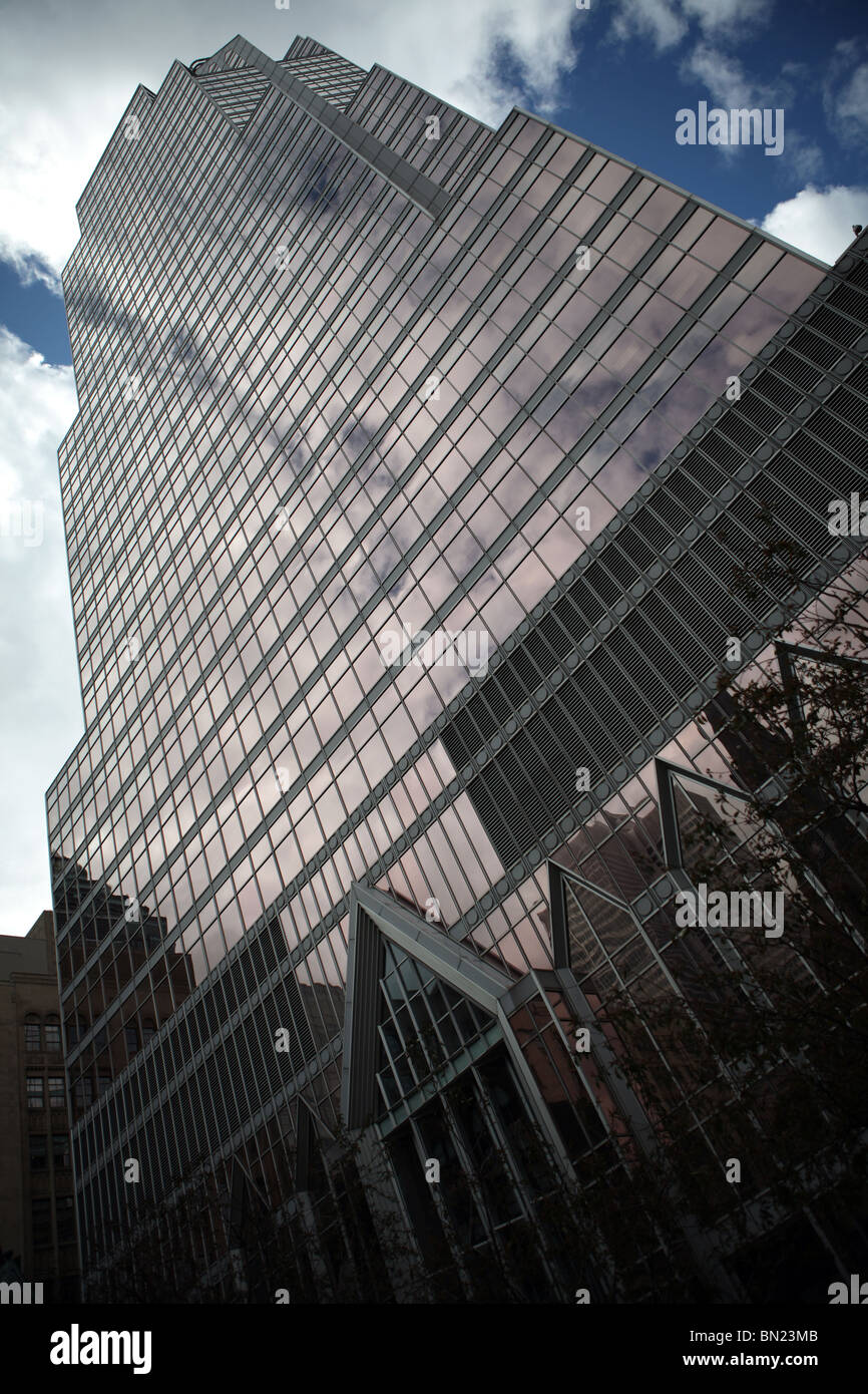 Buildings and towers surrounding Cathedral square - Montreal - Quebec ...