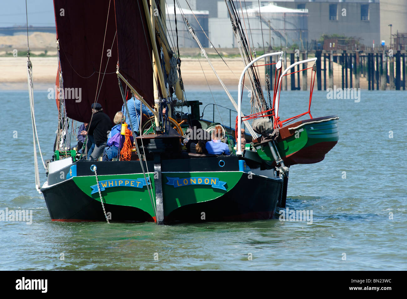 Thames barge hull hi-res stock photography and images - Alamy