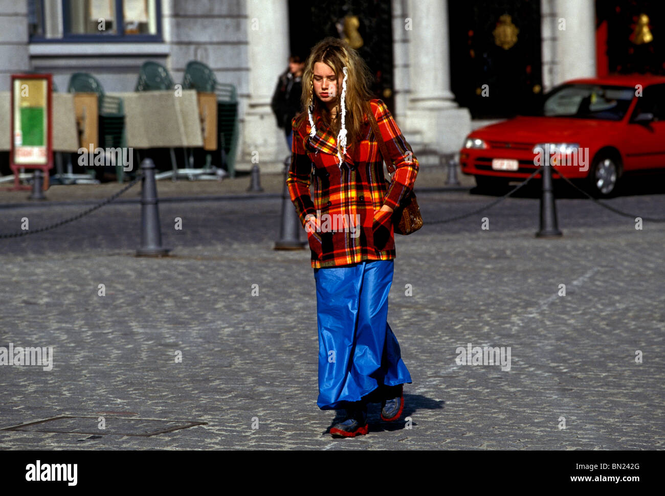 Belgians, Belgian people, Belgian, people, young adult woman, walking ...