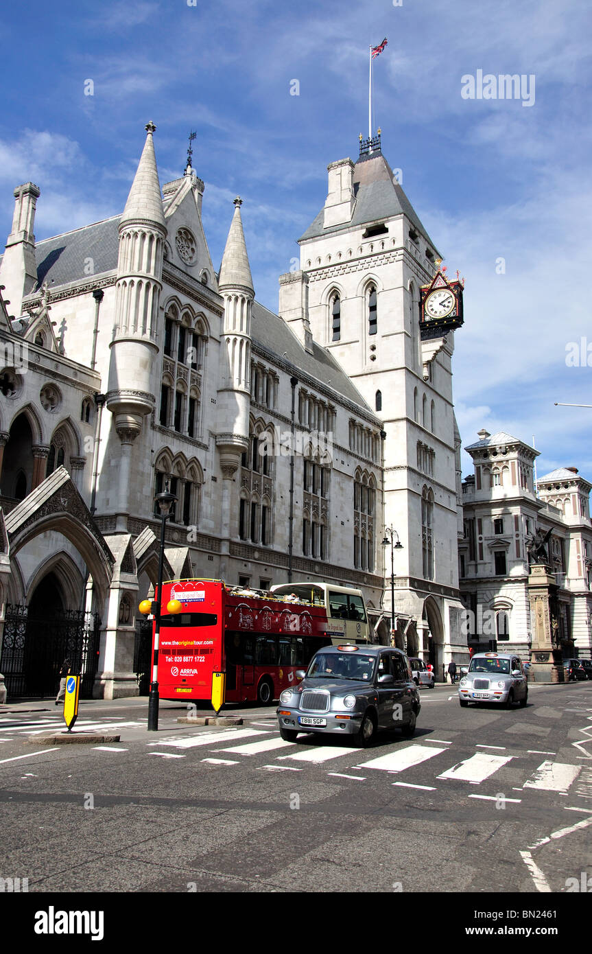 The Royal Courts of Justice, The Strand, City of Westminster, London ...