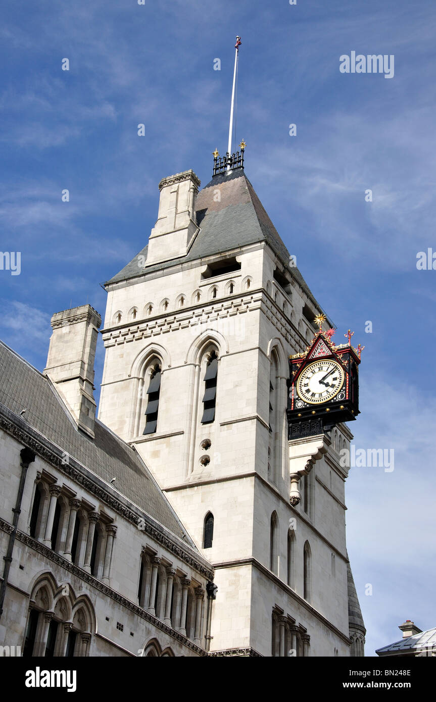 The Royal Courts of Justice, The Strand, City of Westminster, London ...