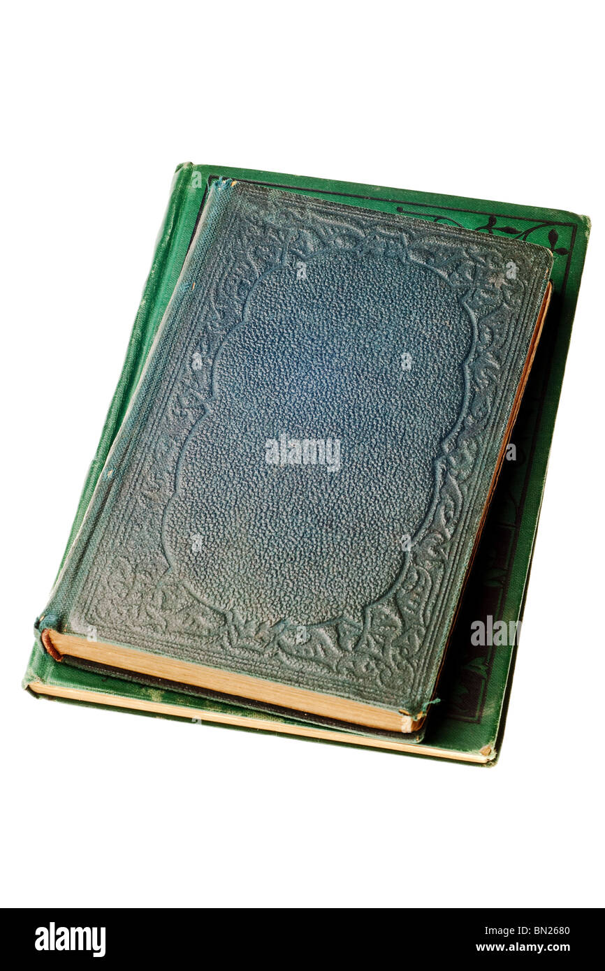 Antique book from the 1800's isolated on white background Stock Photo ...