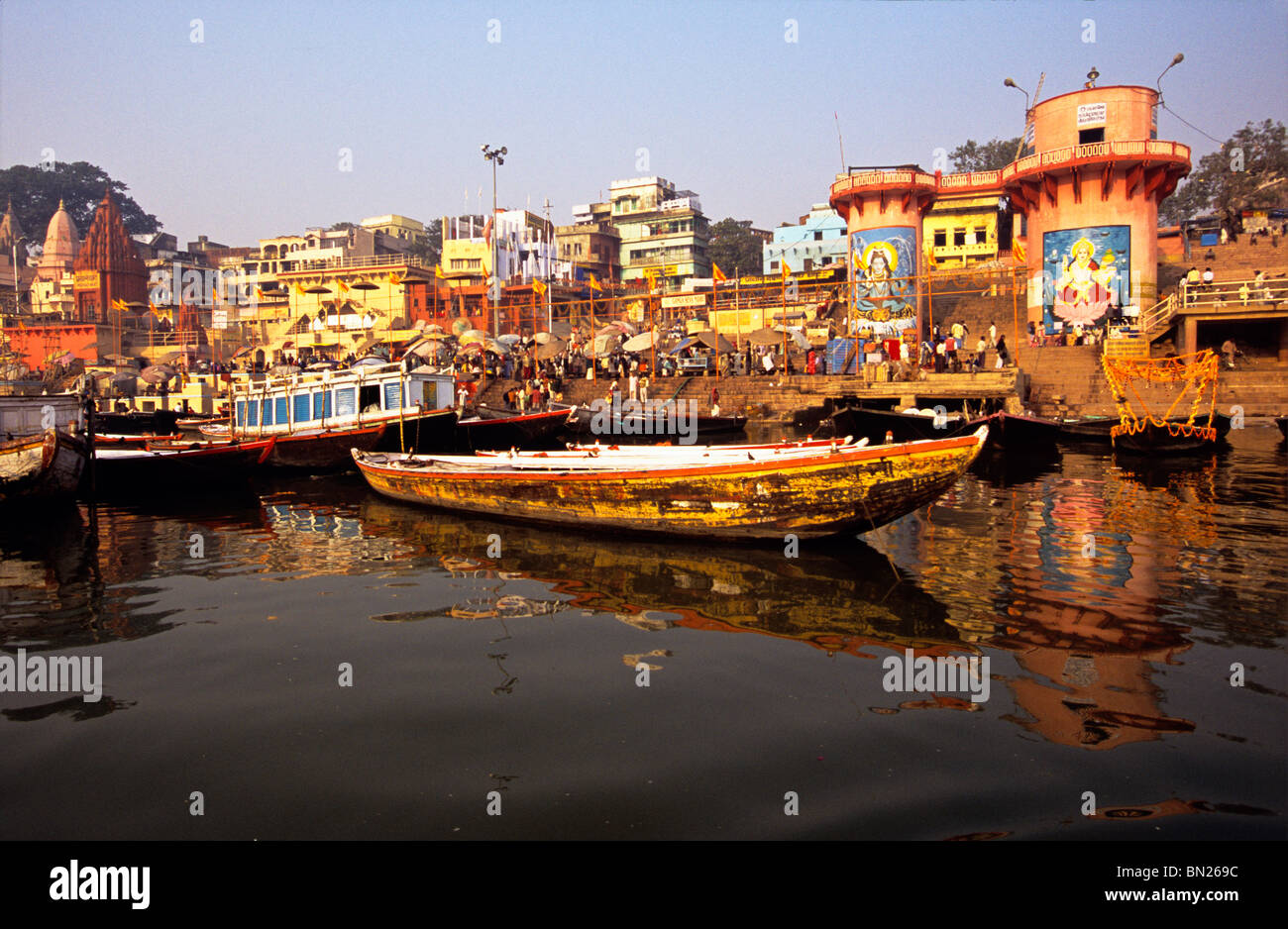 Hindu pilgrims come to bath in the Ganges river's waters a ritual that ...