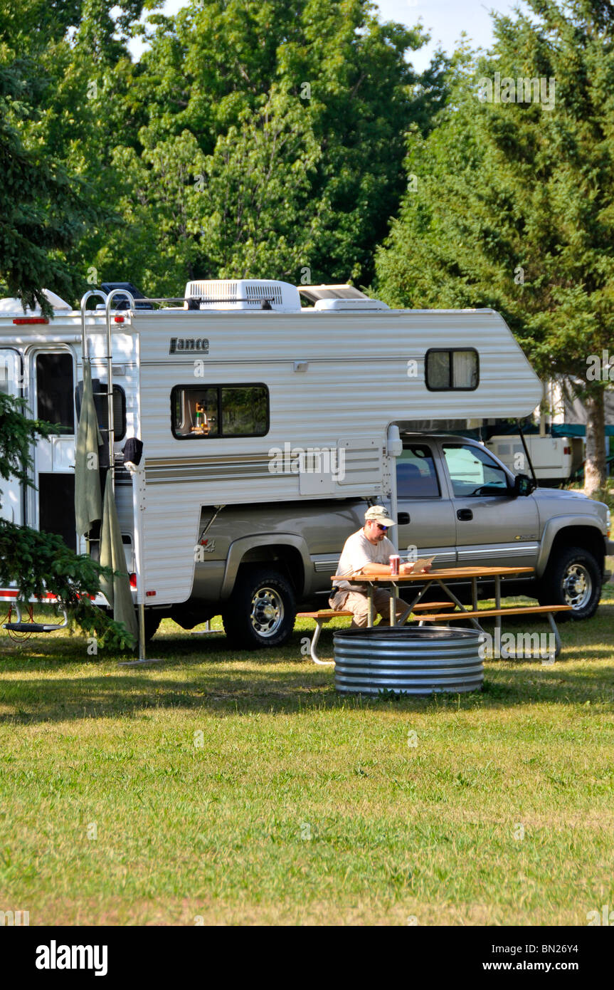 Camping at Porcupine Mountains Wilderness State Park Upper Peninsula ...