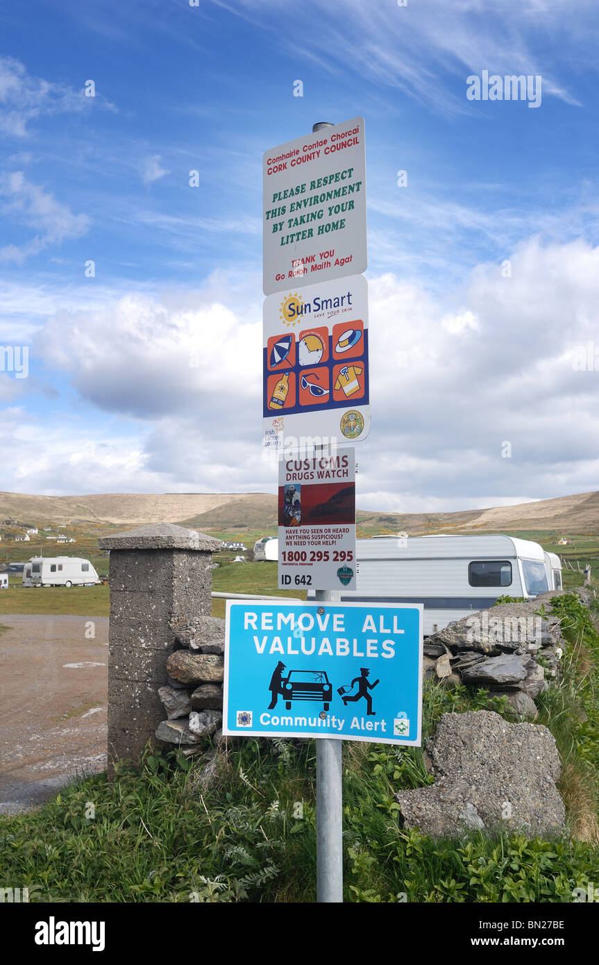 Cork county map hi-res stock photography and images - Alamy